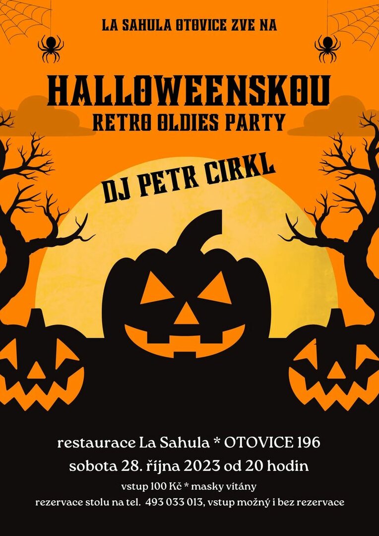 Halloweenská retro oldies party