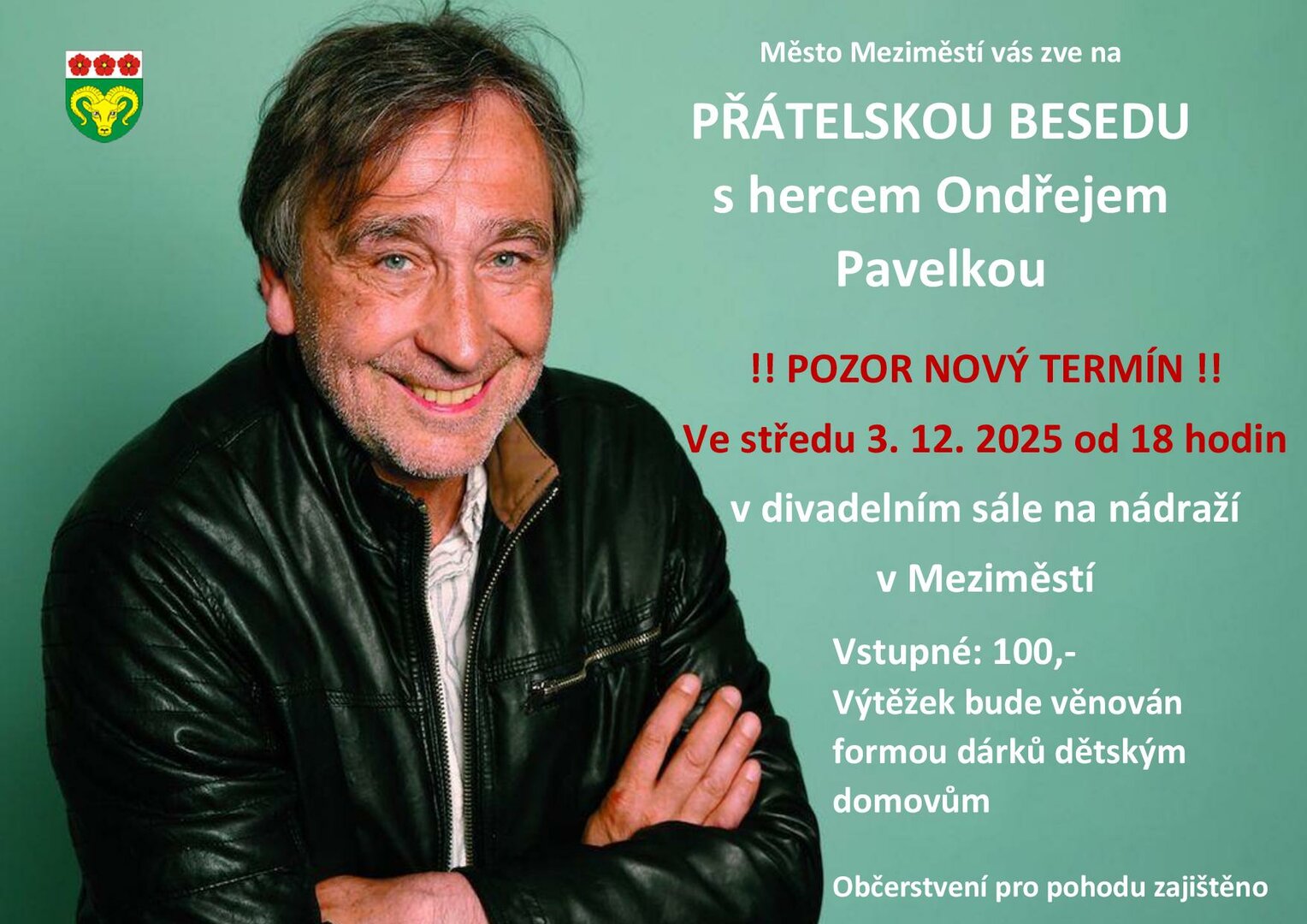 Přátelská beseda s herci - Ondřej Pavelka